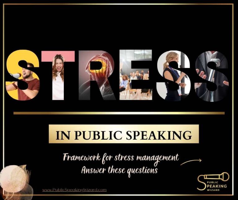 How to manage stage fright? Framework to manage stress in public ...